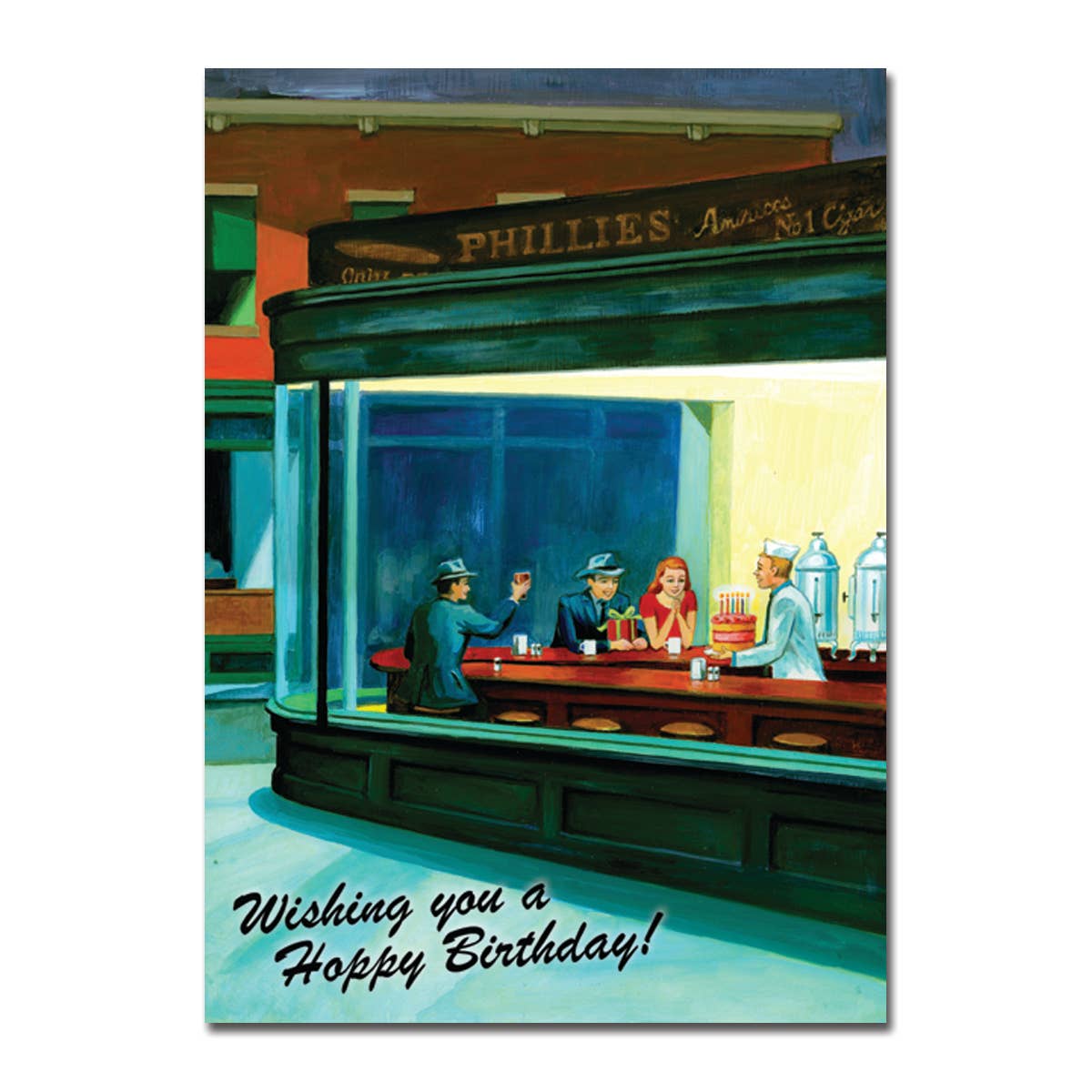 Hopper Nighthawks Birthday Card – Cleveland Museum of Art